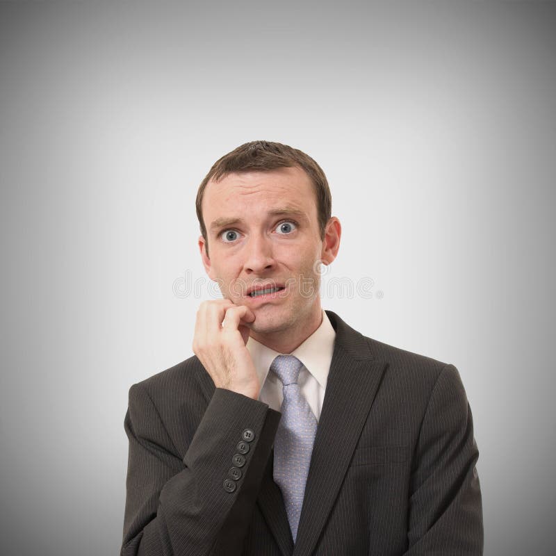 Stressed businessman stock image. Image of anguish, expression - 14810517