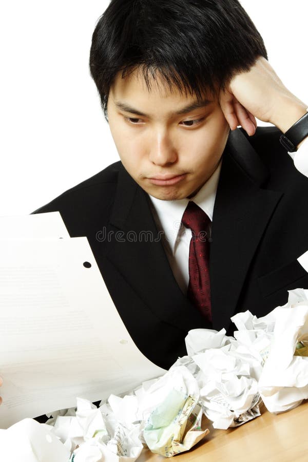 Stressed businessman stock photo. Image of desperation - 2683134