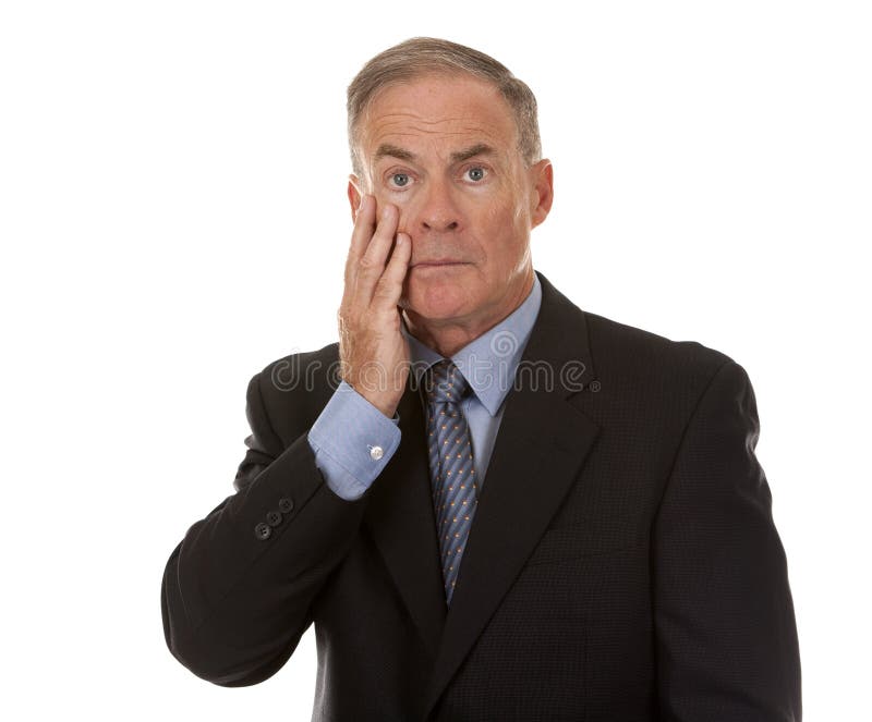 Worry stock photo. Image of overwhelmed, formal, mature - 10634404
