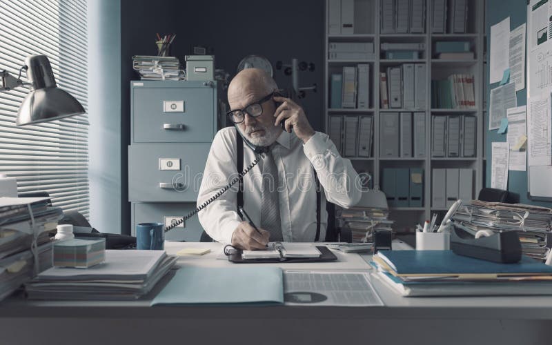 Too Many Phone Calls stock photo. Image of isolated, scream - 4384274