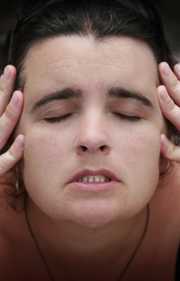 Stressed lady stock photo. Image of lady, female, strain - 1955046