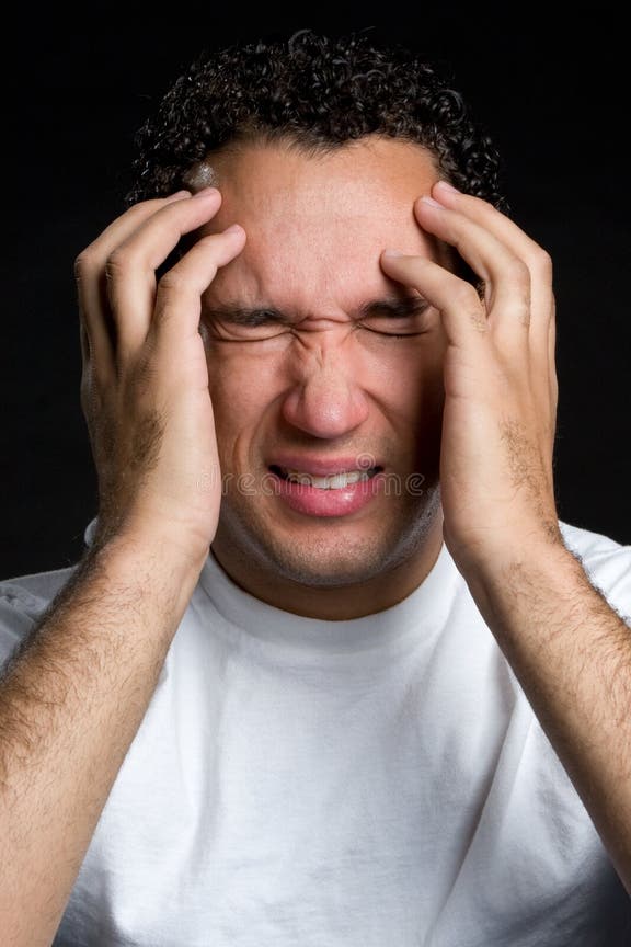 Stressed Man stock image. Image of male, lonely, head - 13346599