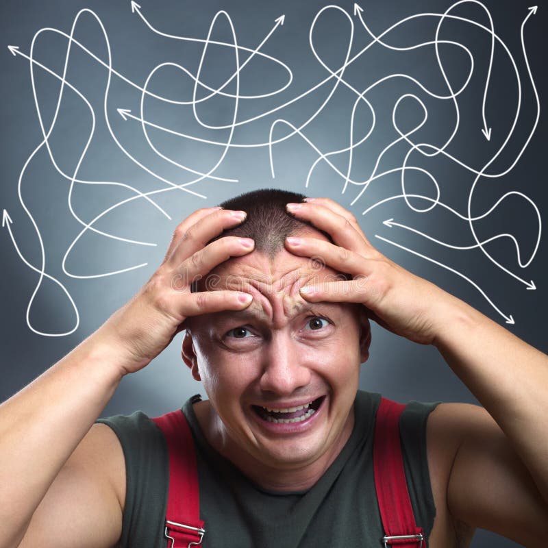 Confusion stock photo. Image of draft, mind, caucasian - 35570942