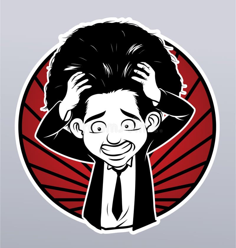 Stressed Businessman Red Face Stock Illustrations – 112 Stressed ...