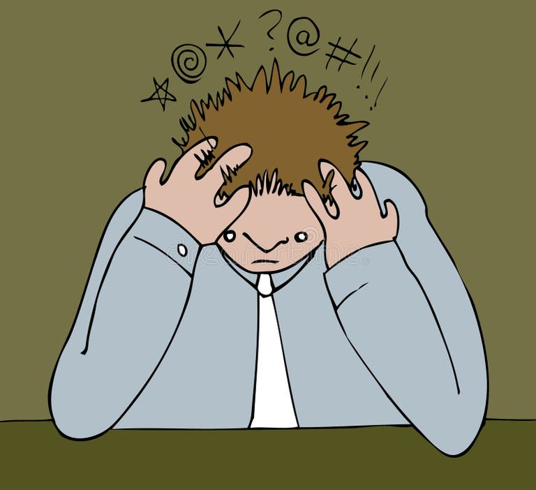 Stressed Out Stock Illustrations – 2,163 Stressed Out Stock ...