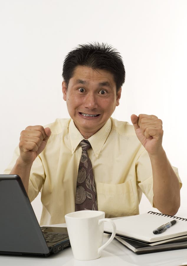 Stressed out stock photo. Image of isolated, looking - 15364282