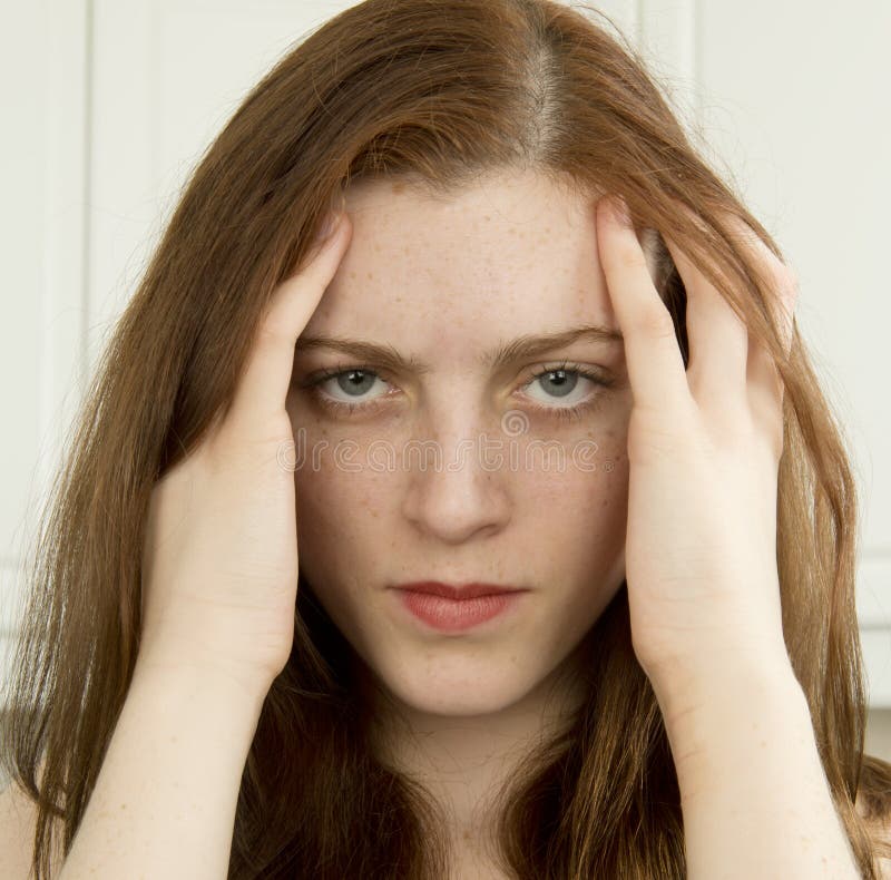 Stressed out! stock image. Image of kitchen, young, eating - 29151263