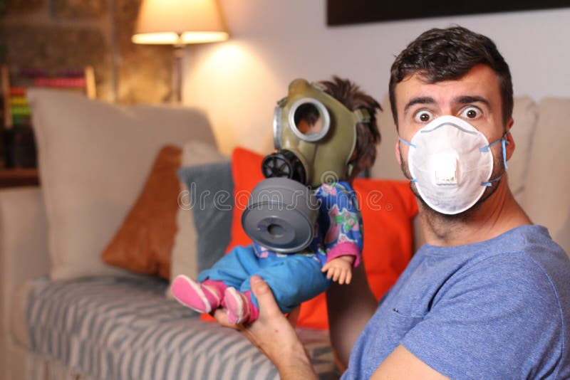 Stressed Out Dad in Quarantine at Home Stock Photo - Image of europe ...