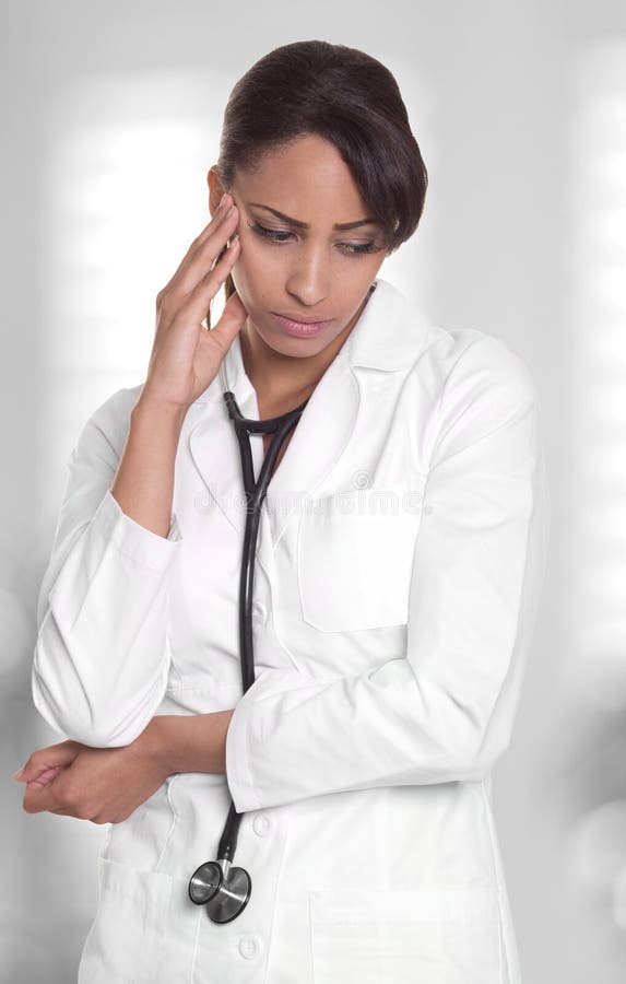 Exhausted, Frustrated Doctor Stock Photo - Image of male, fatigue: 9765268