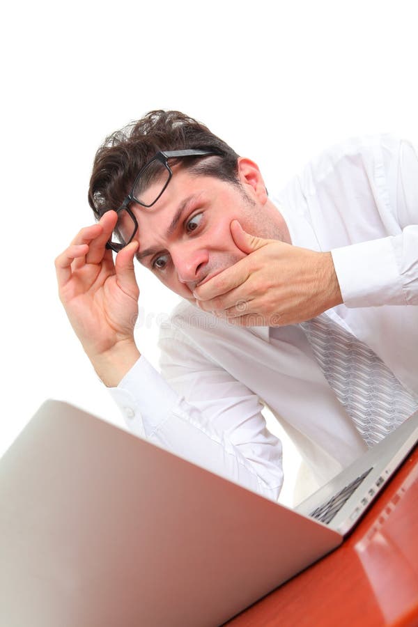 Stressed out boy stock image. Image of background, portrait - 52267163