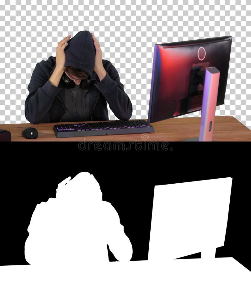 Tired Programmer Looking at Some Process on the Computer. Stock Image ... Tired Programmer Looking at Some Process on the Computer. Stock Image ...