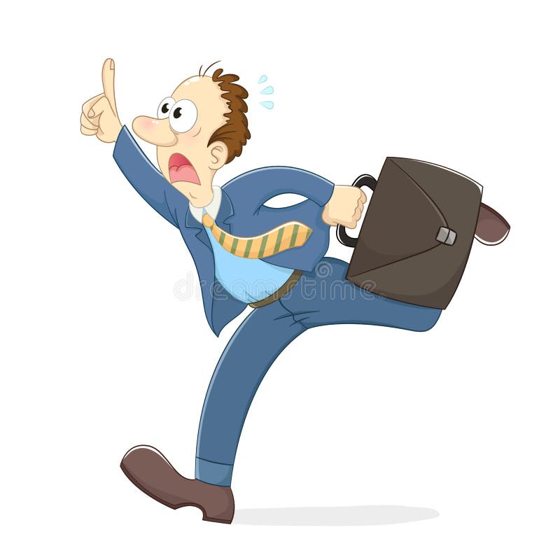 Stress at work stock vector. Illustration of person, office - 42569505