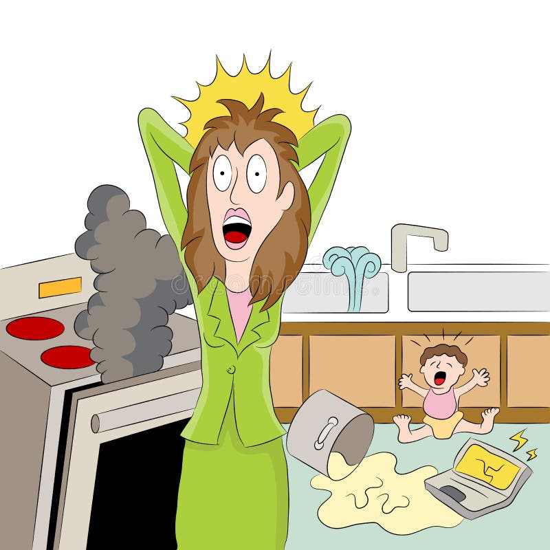 Stressed Family Stock Illustrations – 1,157 Stressed Family Stock ...