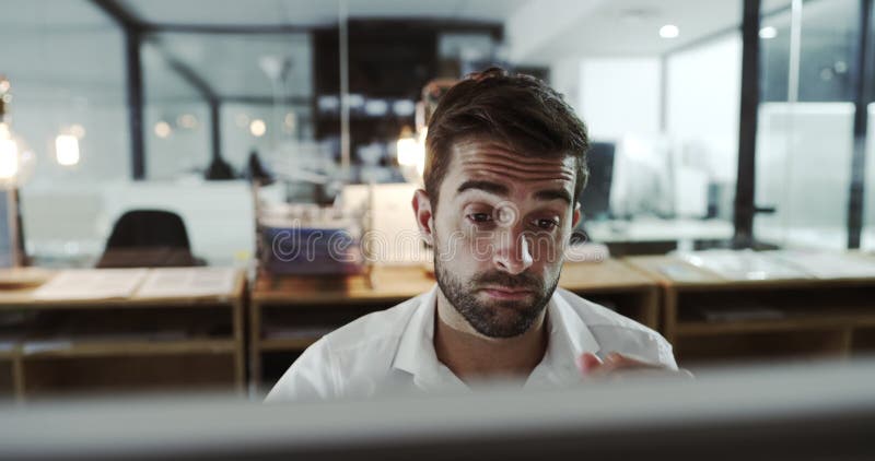 Stressed and Worried Businessman Making a Bad Mistake, Problem or Wrong ...