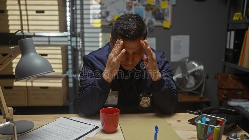 Sitting detective stock photo. Image of close, adult, magnify - 6075558