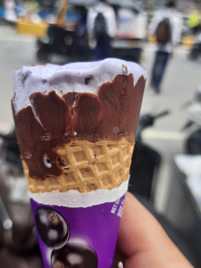 Stressful Day Refresh with Ice Cream Stock Photo - Image of refresh ...