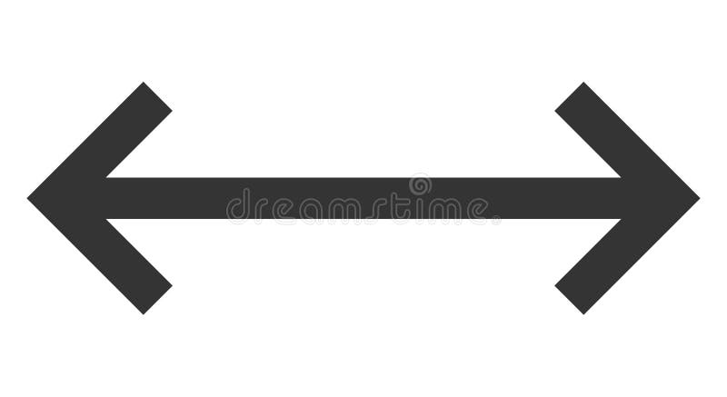 Stretch Arrows Vector Icon Flat Illustration Stock Vector ...