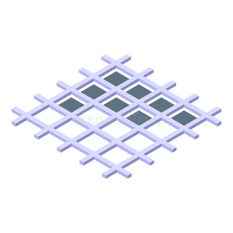 Stretch Ceiling Net Icon Isometric Vector. House Energy Stock ...