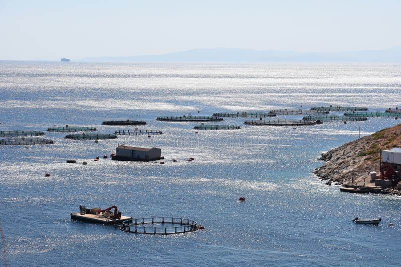 Stretch of Coast at Anavyssos Stock Photo - Image of reflection ...