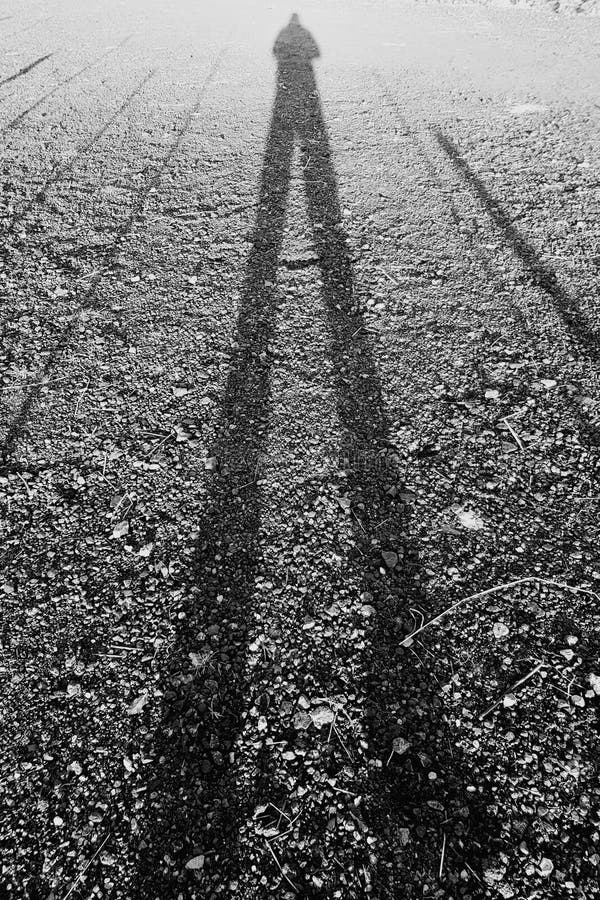 Stretch stock image. Image of oneman, elongated, shadow - 108655309