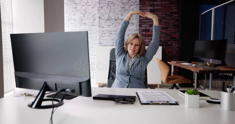 Stretch Exercise Workout stock image. Image of senior - 269636007