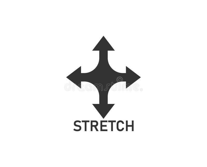 Stretch, Fabric, Textile Icon. Vector Illustration. Stock Vector ...