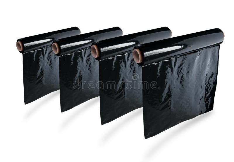Black stretch film stock image. Image of thin, covering - 84943855