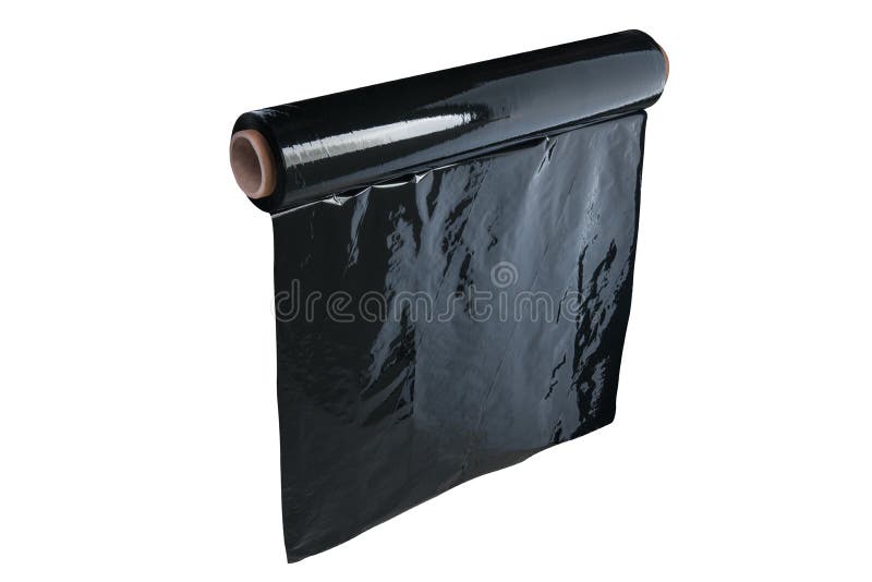 Black stretch film stock image. Image of thin, covering - 84943855