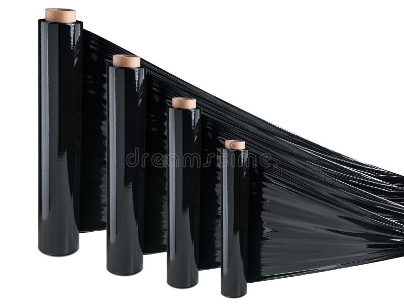 Black stretch film stock image. Image of thin, covering - 84943855