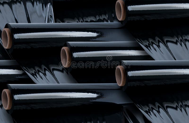 Stretch Foil, Polythene Film Stock Photo - Image of polymer, packaging ...