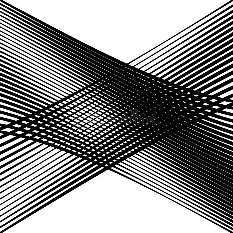 Stretch Grid, Mesh. Waving, Wavy Intersect Lines. Interlock, Tangle ...