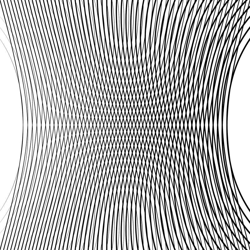 Stretch Grid, Mesh. Waving, Wavy Intersect Lines. Interlock, Tangle ...