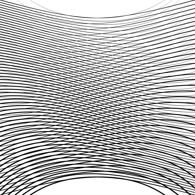 Stretch Grid, Mesh. Waving, Wavy Intersect Lines. Interlock, Tangle ...