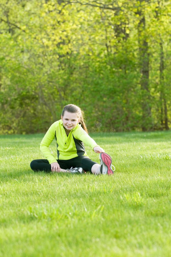 Stretch stock image. Image of health, pose, female, shape - 31299563