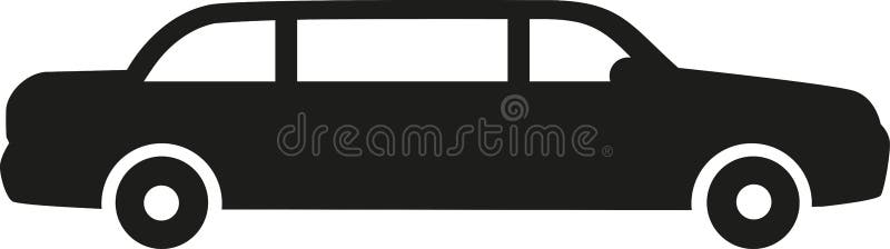 Stretch limousine vector stock illustration. Illustration of logo ...