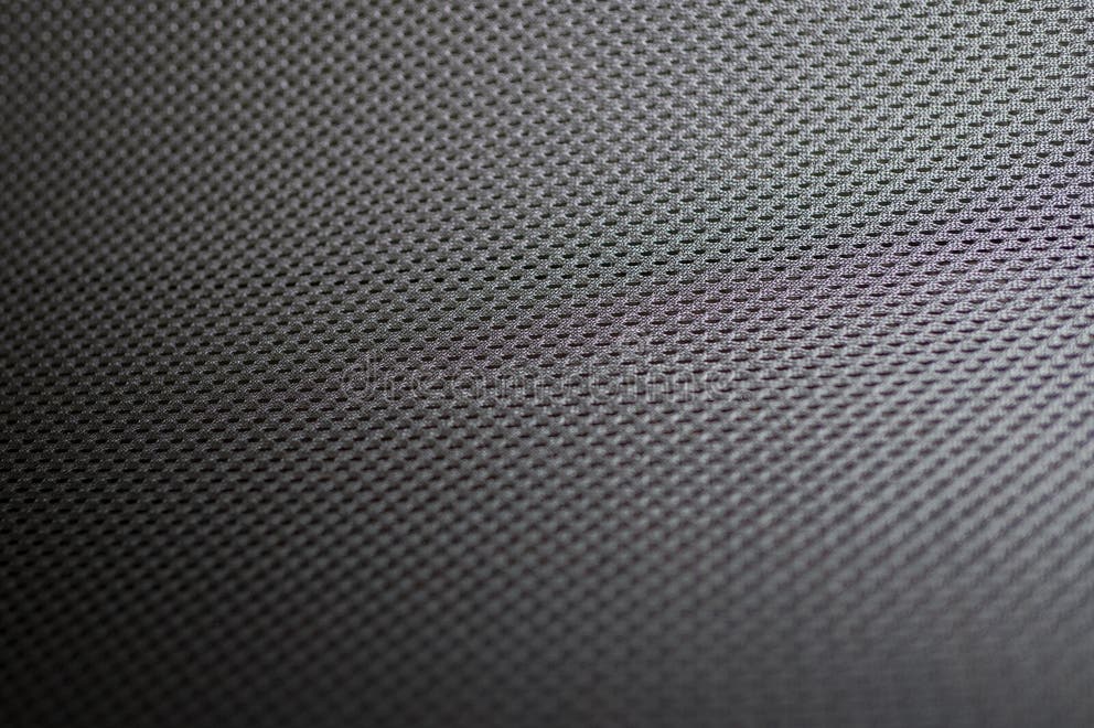 Stretched Grey Mesh Textured Polyester Fabric. Stock Photo - Image of ...