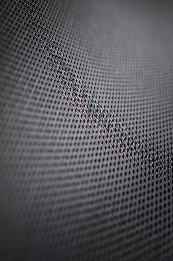 Stretched Grey Mesh Textured Polyester Fabric. Stock Photo - Image of ...