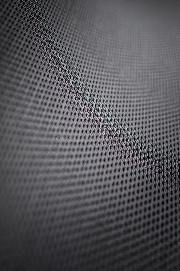 Stretched Grey Mesh Textured Polyester Fabric. Stock Photo - Image of ...