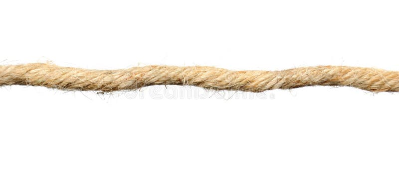 Stretched Rope stock image. Image of connect, brown, fastening - 22270275