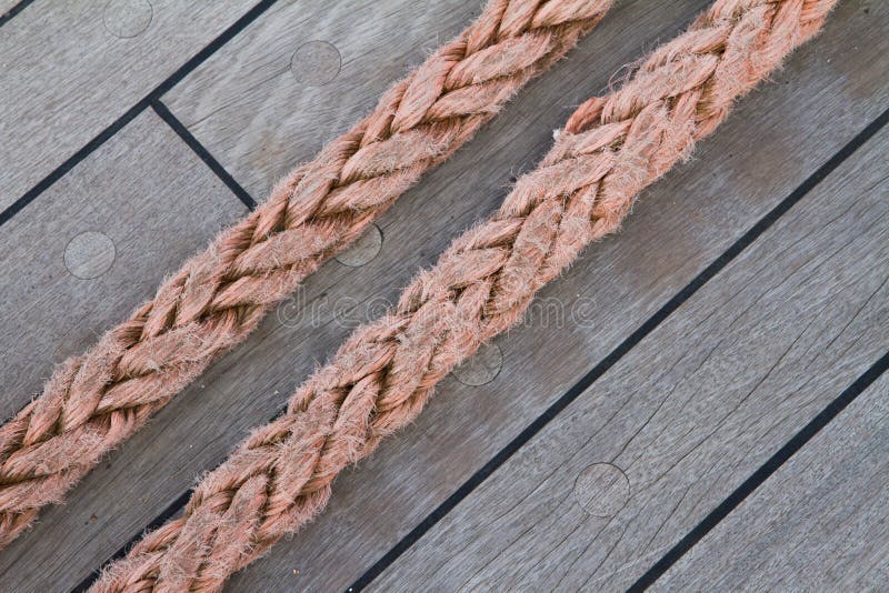 Stretched Rope stock image. Image of connect, brown, fastening - 22270275