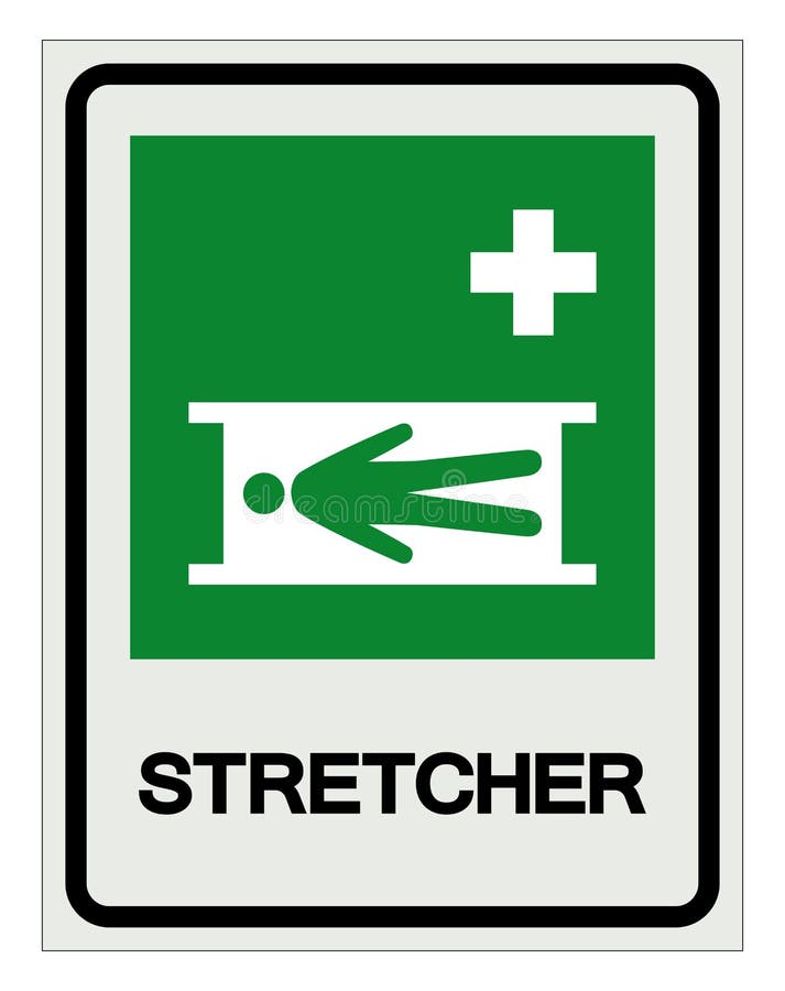Stretcher Symbol Sign, Vector Illustration, Isolate on White Background ...