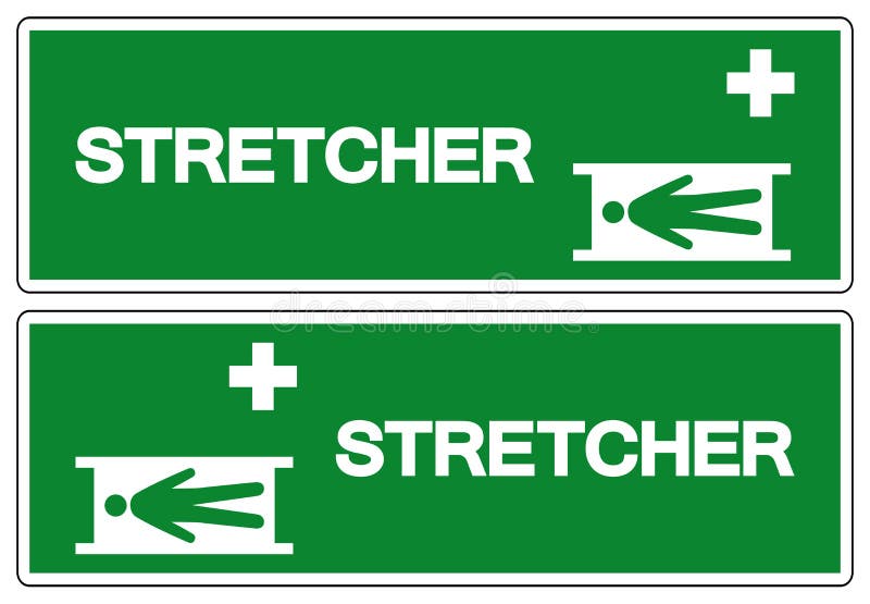 Stretcher Symbol Sign, Vector Illustration, Isolate on White Background ...