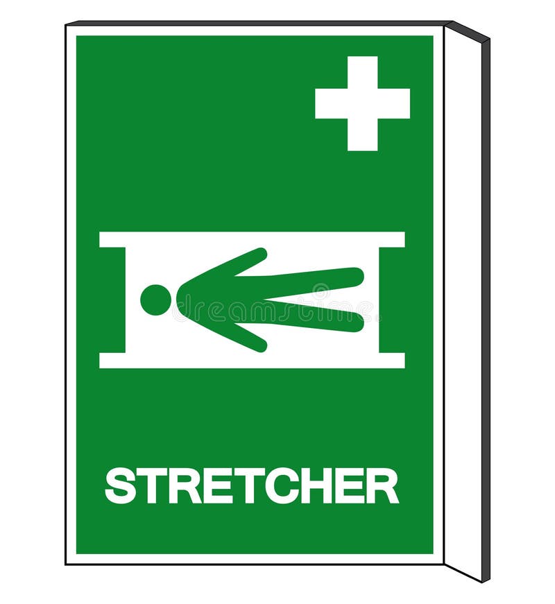 Stretcher Symbol Sign, Vector Illustration, Isolate on White Background ...