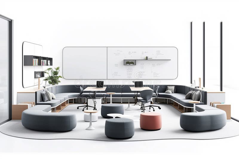 Stretching Across the Horizon, the Panoramic View Reveals a Collaborative Workspace Ensconced ...