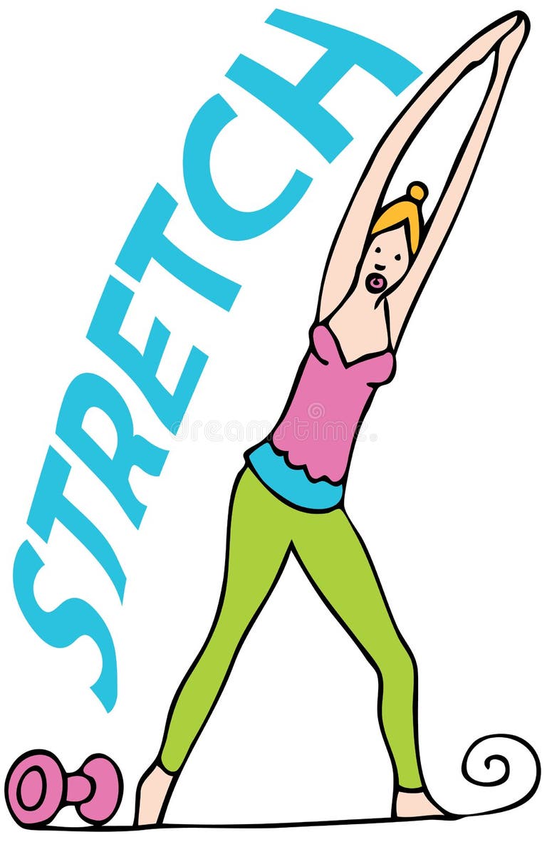 Stretching Exercises Sketch Illustration Stock Illustrations – 142 ...