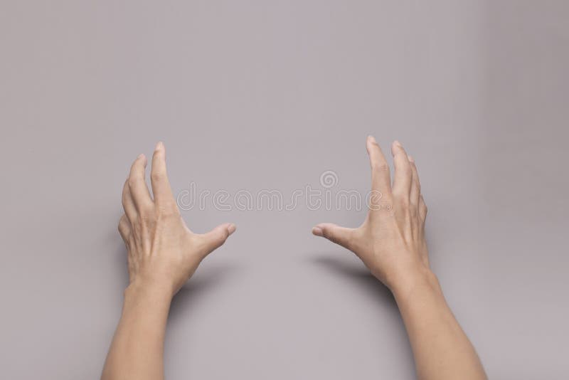 Stretching Hands First Person Point of View Stock Photo - Image of ...