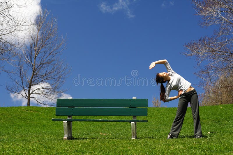 Stretching out stock photo. Image of ethnic, athlete, exercise - 9338056