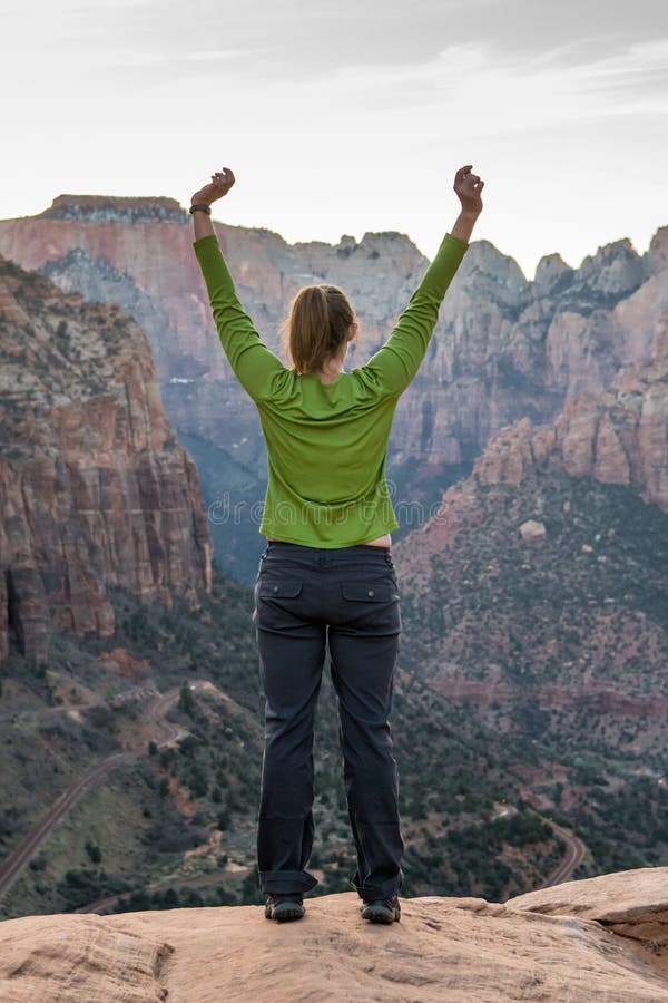 Stretching Out Over the Canyon Stock Photo - Image of canyon, desert ...