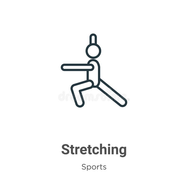 Stretching Leg Exercise Icon in Filled, Thin Line, Outline and Stroke ...