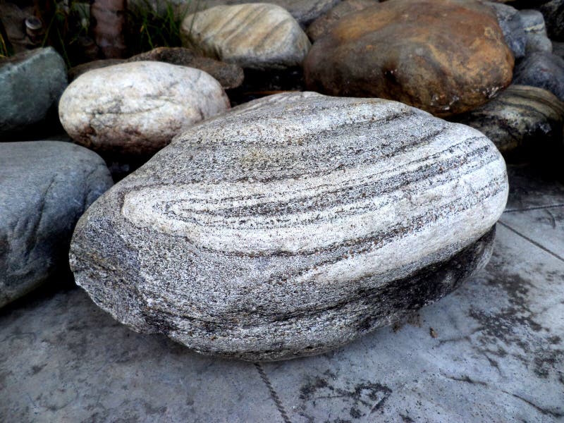 Striated River Rock stock image. Image of sand, soil - 354661349
